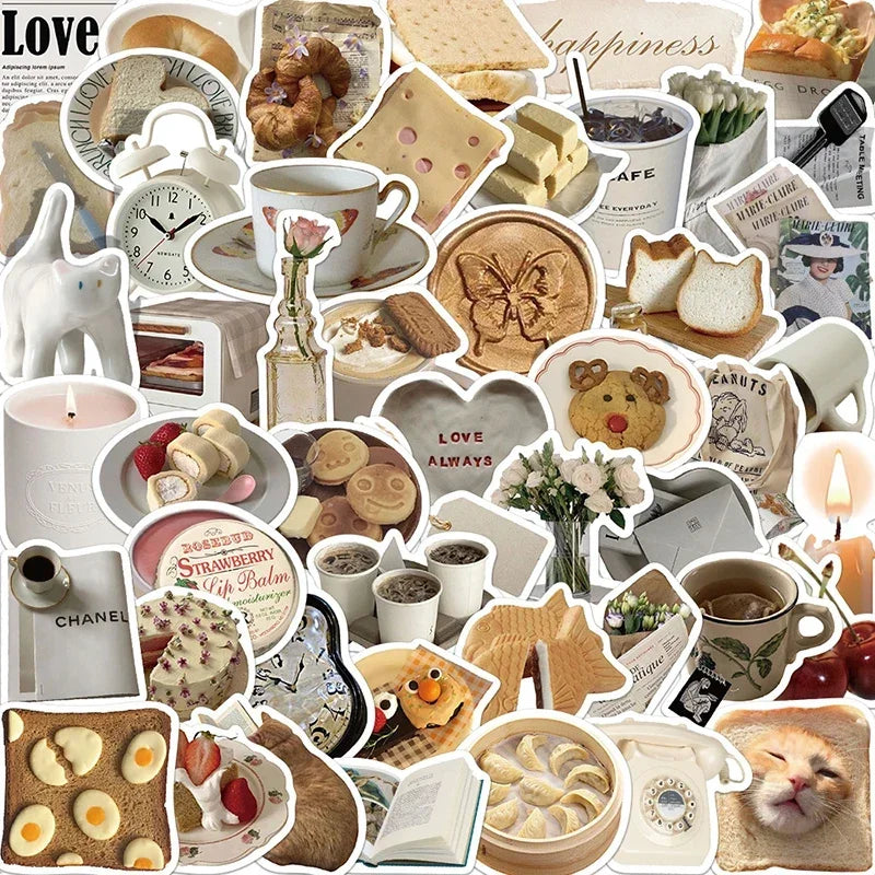 Kawaii Butter Scrapbook Stickers – cute small things ltd